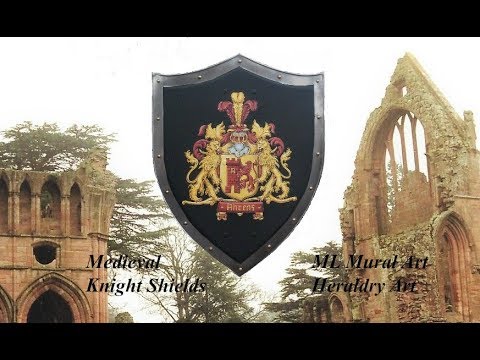 Metal Knight Shields, Medieval Coat of Arms Shields - Custom Hand ...