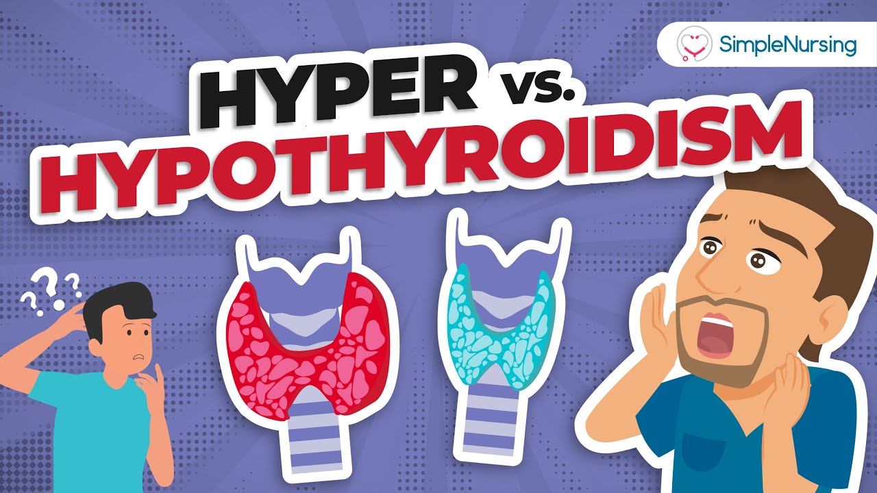 Hyperthyroidism vs Hypothyroidism: Symptoms, Treatment, & Nursing Tips ...