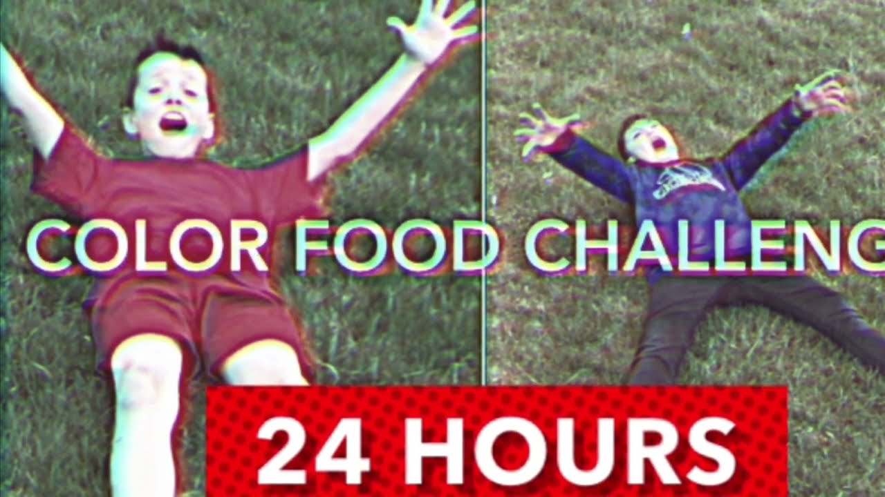 Eating One Color Food For 24 Hours - YouTube
