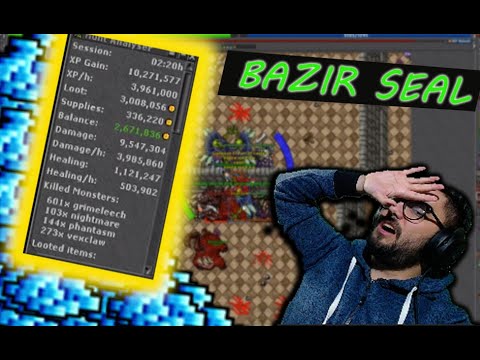 TIBIA BAZIR SEAL HUNT / SOLO EK 600+ 1KK/H PROFIT - YouTube