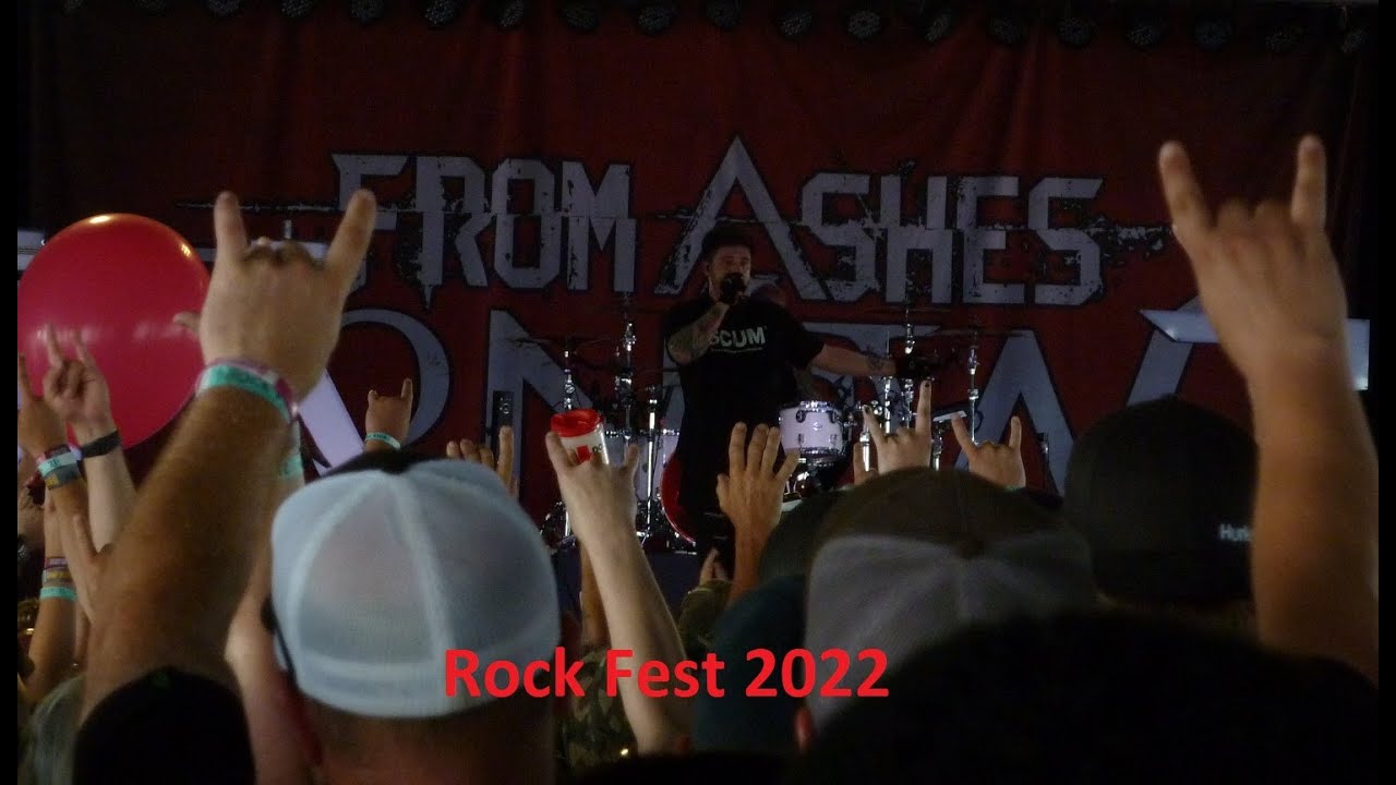 From Ashes to New "Though it All" @ Rock Fest 2022 Cadott, Wisconsin ...