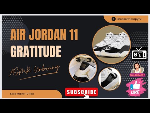 Air Jordan 11 Gratitude 2023 Thank You asmr - YouTube