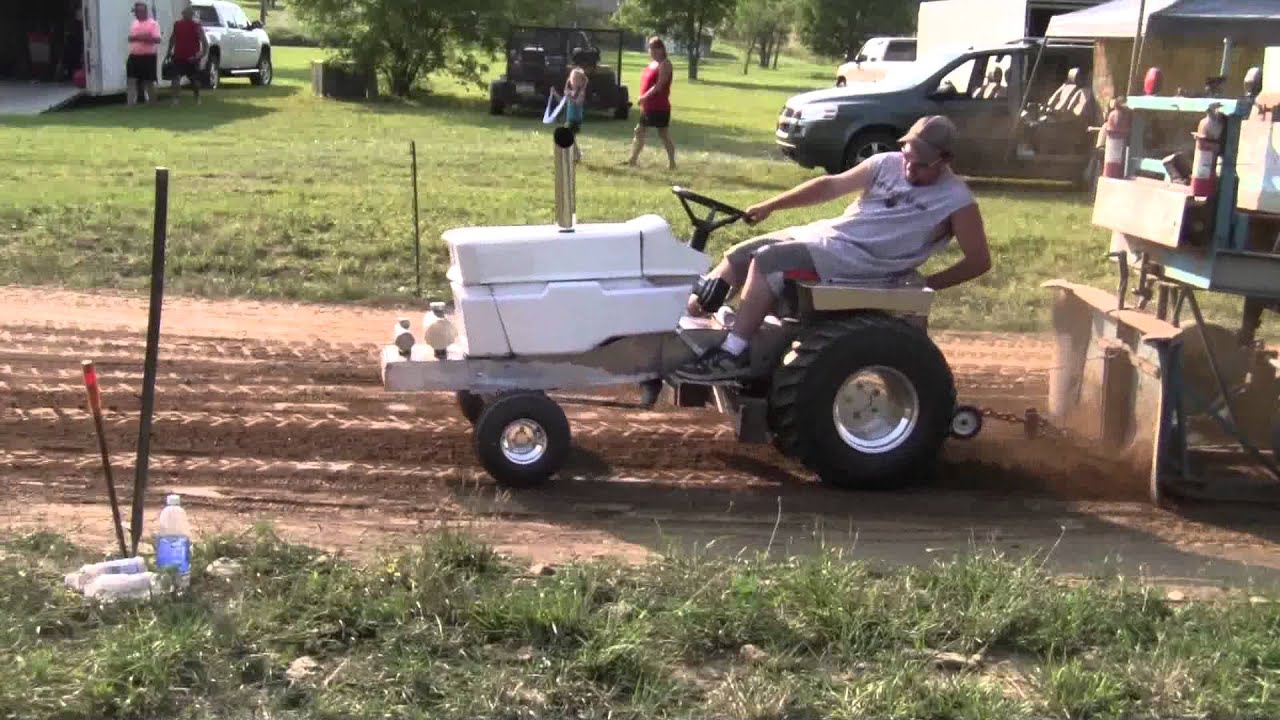 2012 Diesel garden tractor pulling Champion,Pa - YouTube