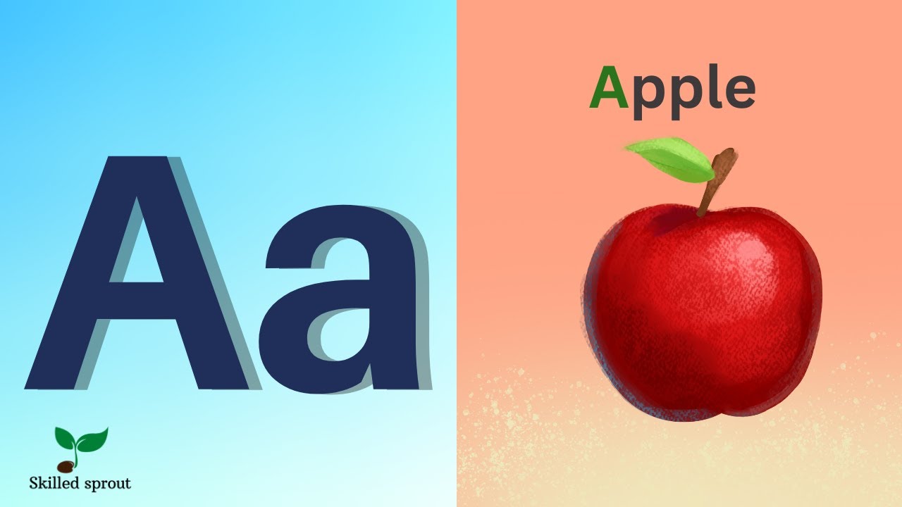 ABC Alphabet Song | A for Apple | Toddler Learning Video | Skilled ...