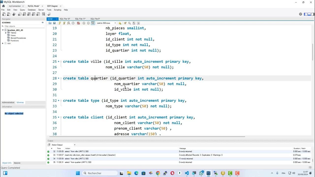 comment faire l'insertion des données sur mysql? - YouTube