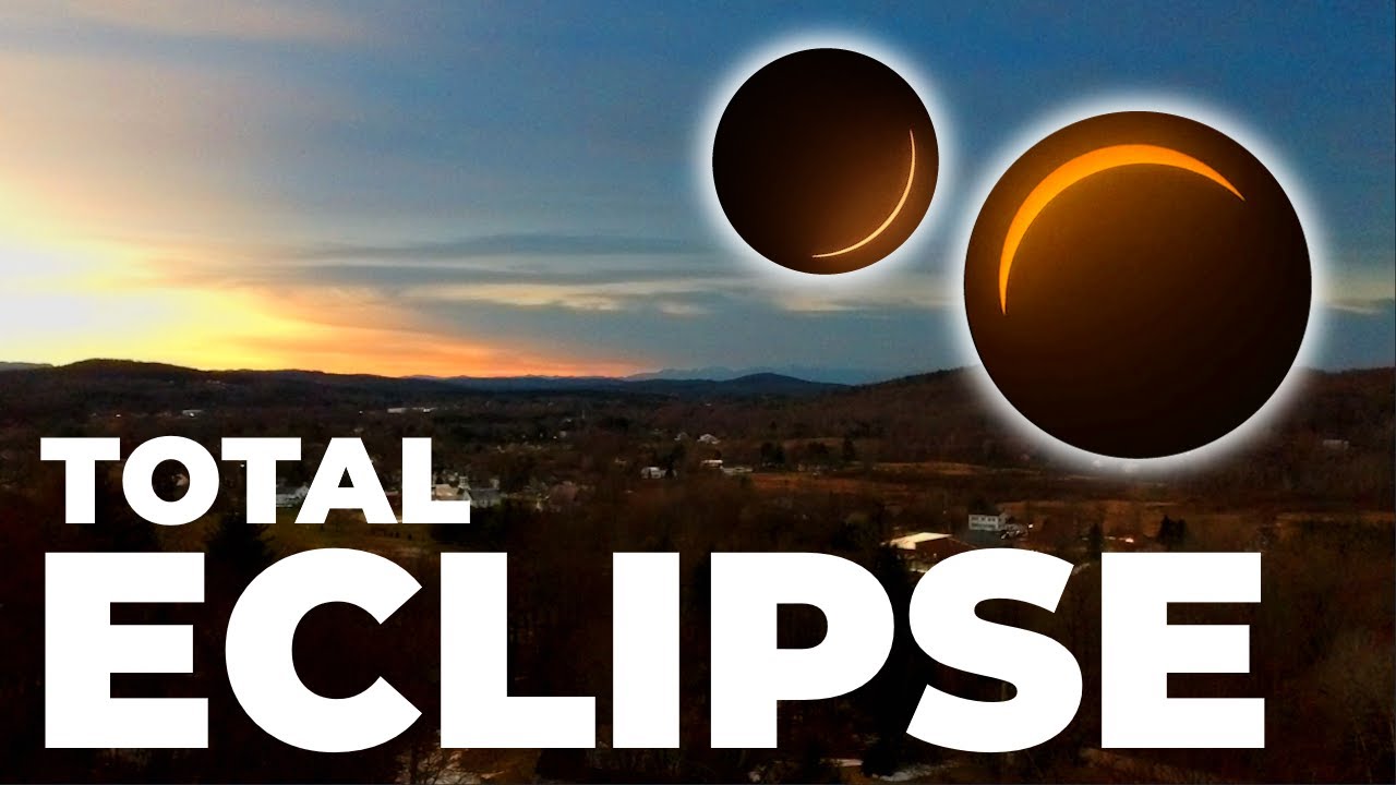 Total Solar Eclipse Footage (Vermont) - YouTube