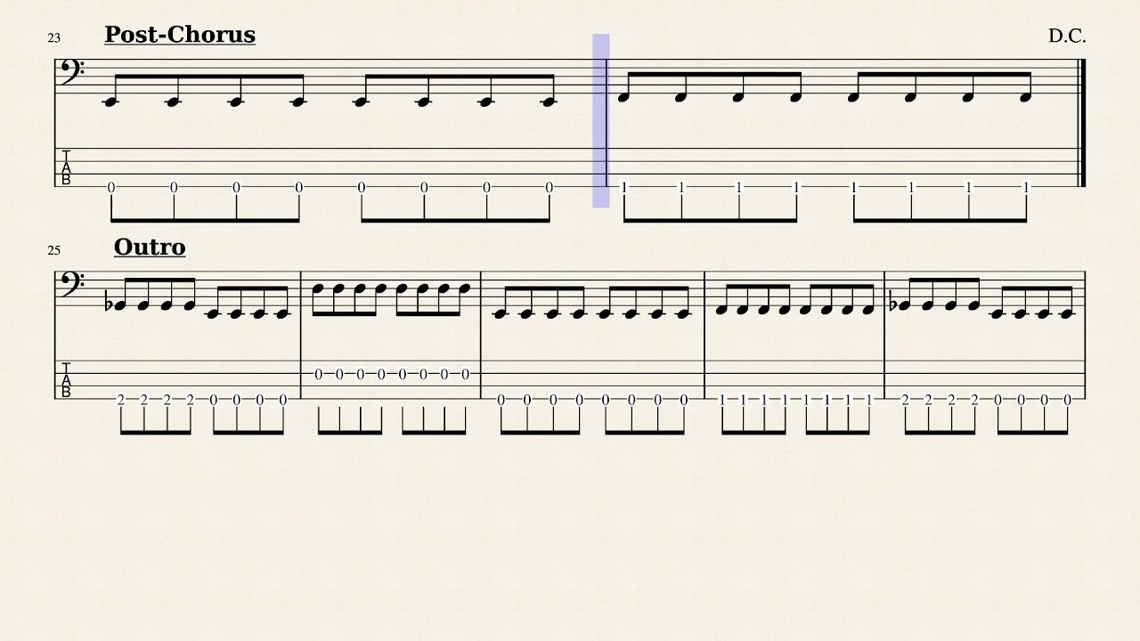 Muscle Museum - Muse [Bass Tab] - YouTube