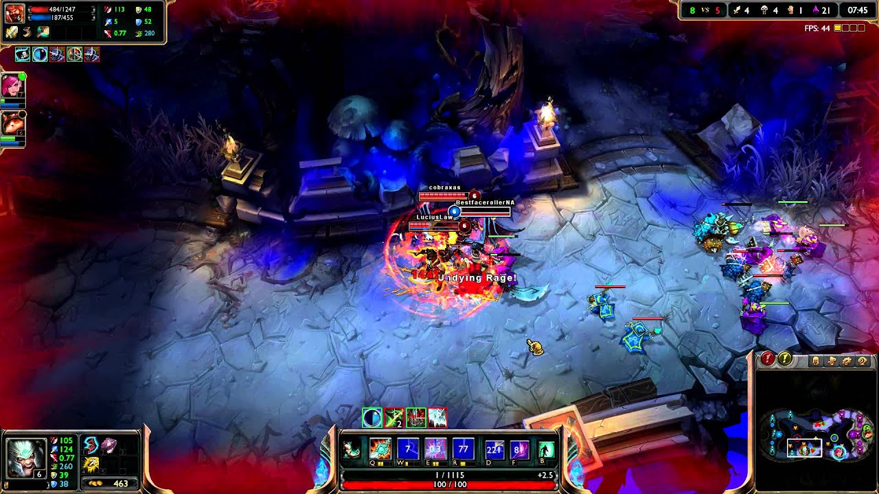 League of Legends ap tryndamere 3v3 - YouTube