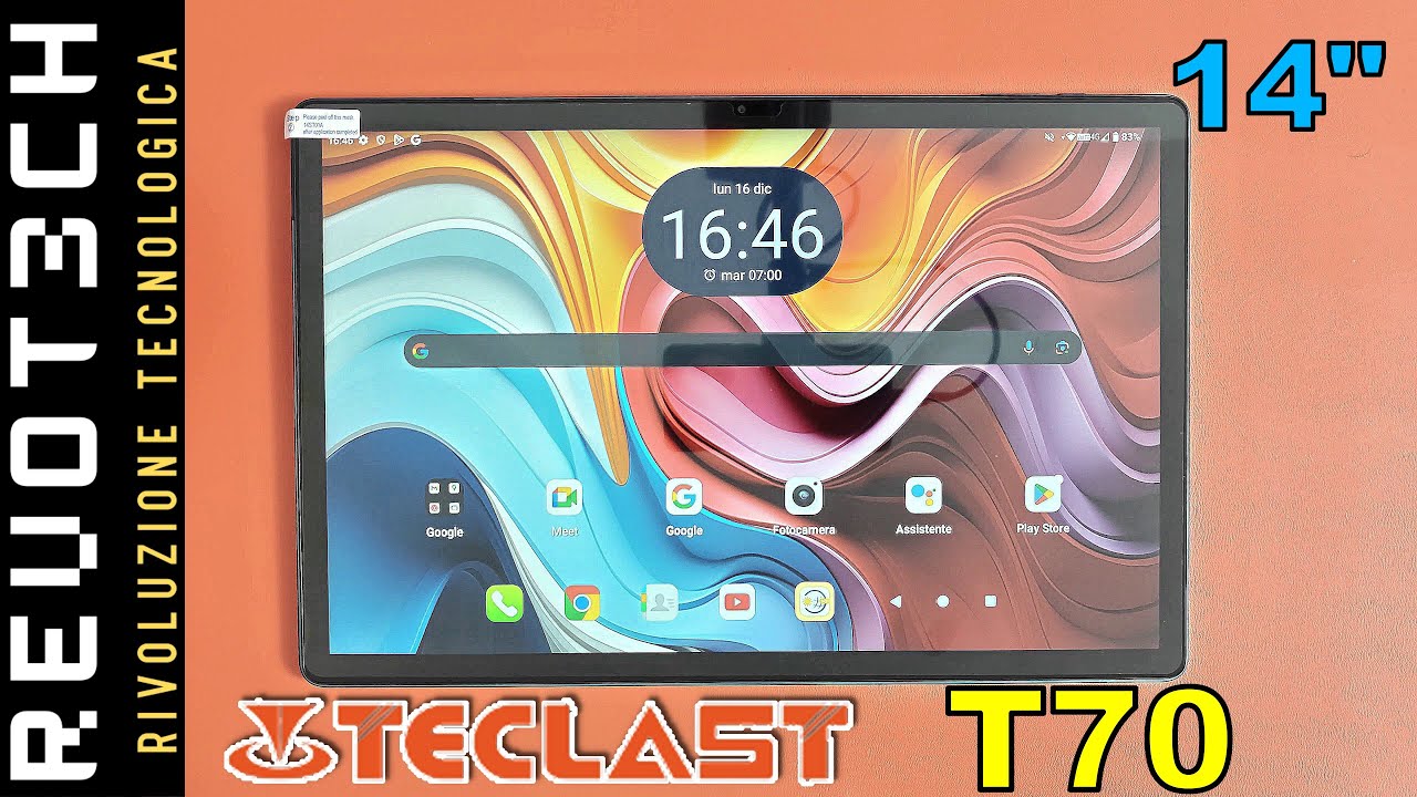 TECLAST T70: il Tablet da 14" e Android 14 Ideale per il Multimedia ...
