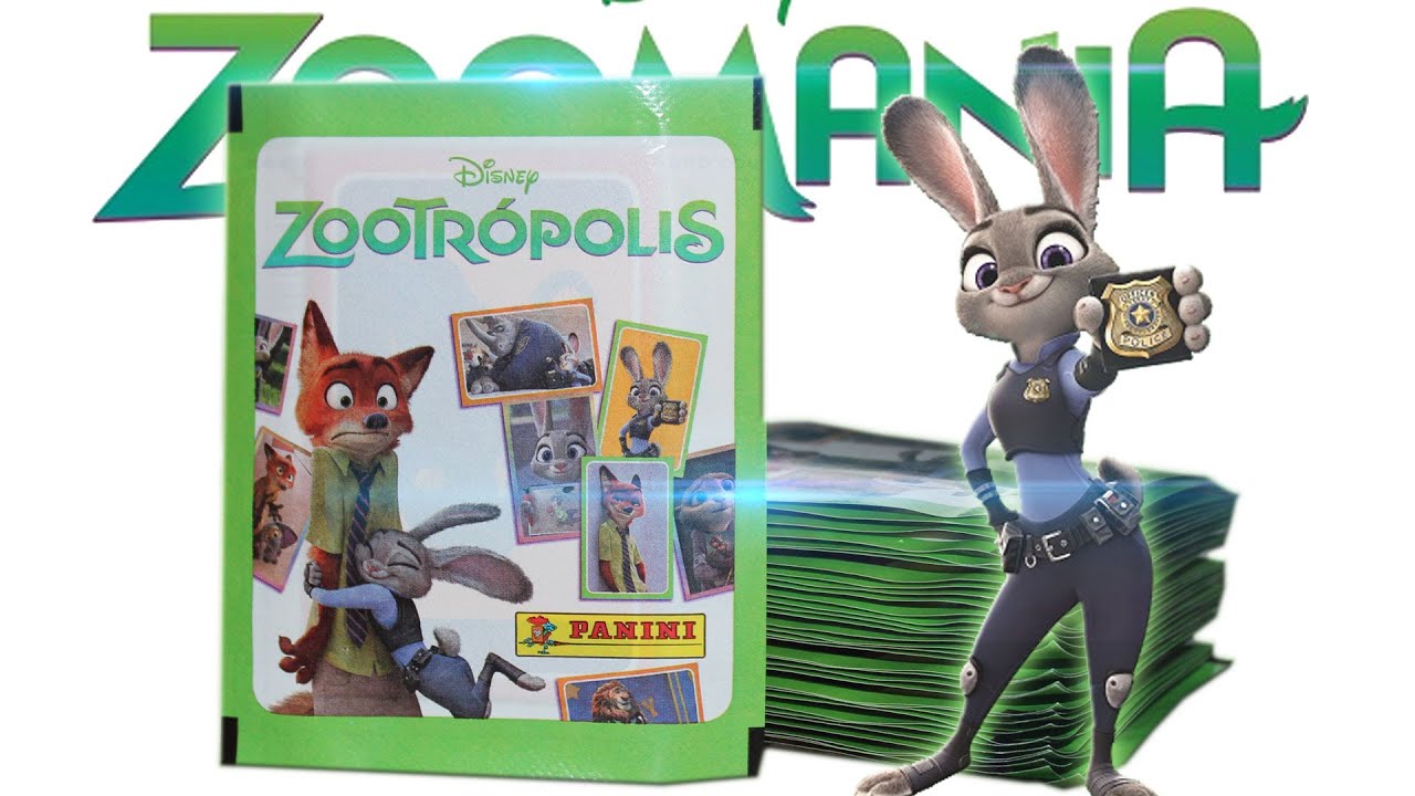 Panini ZOOMANIA - Zootropolis Sticker DISPLAY UNBOXING - YouTube