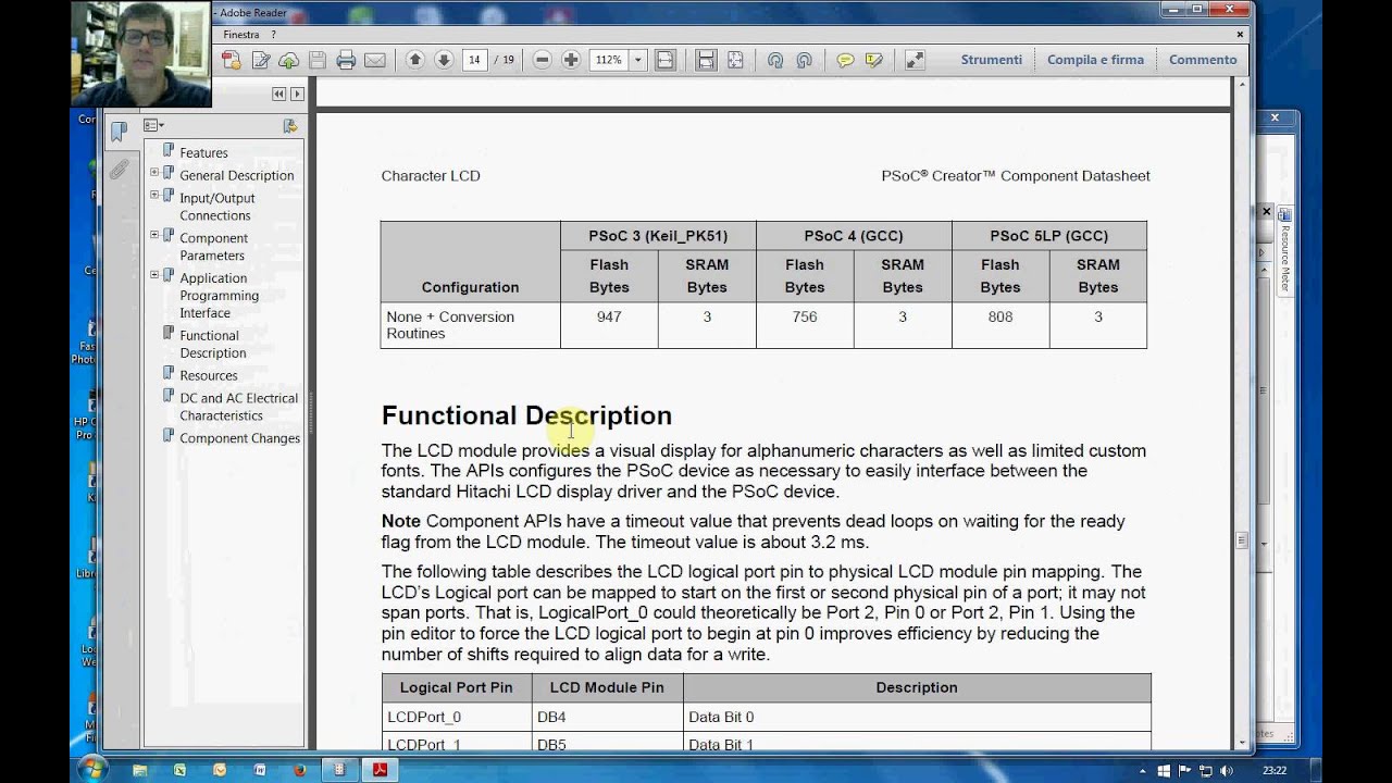 LCD Demo - Cypress PSoC Kit - YouTube