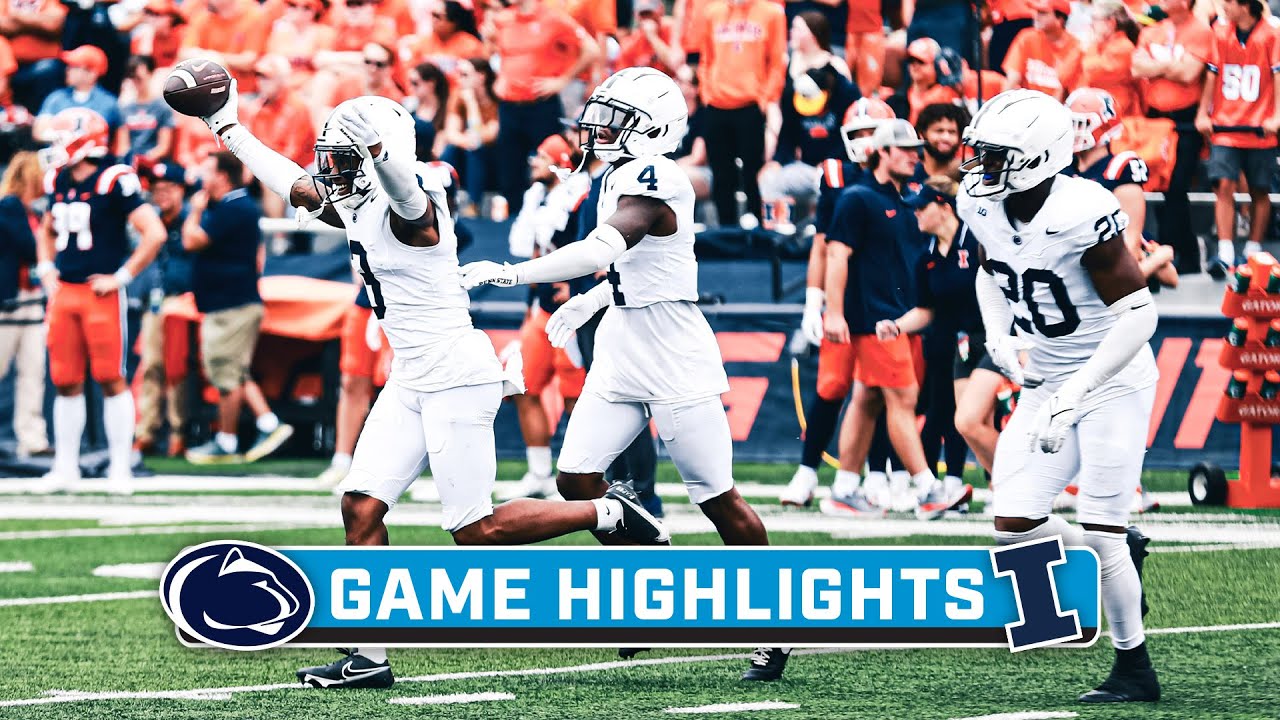Penn State at Illinois | Highlights | Big Ten Football | Sept. 16, 2023 ...