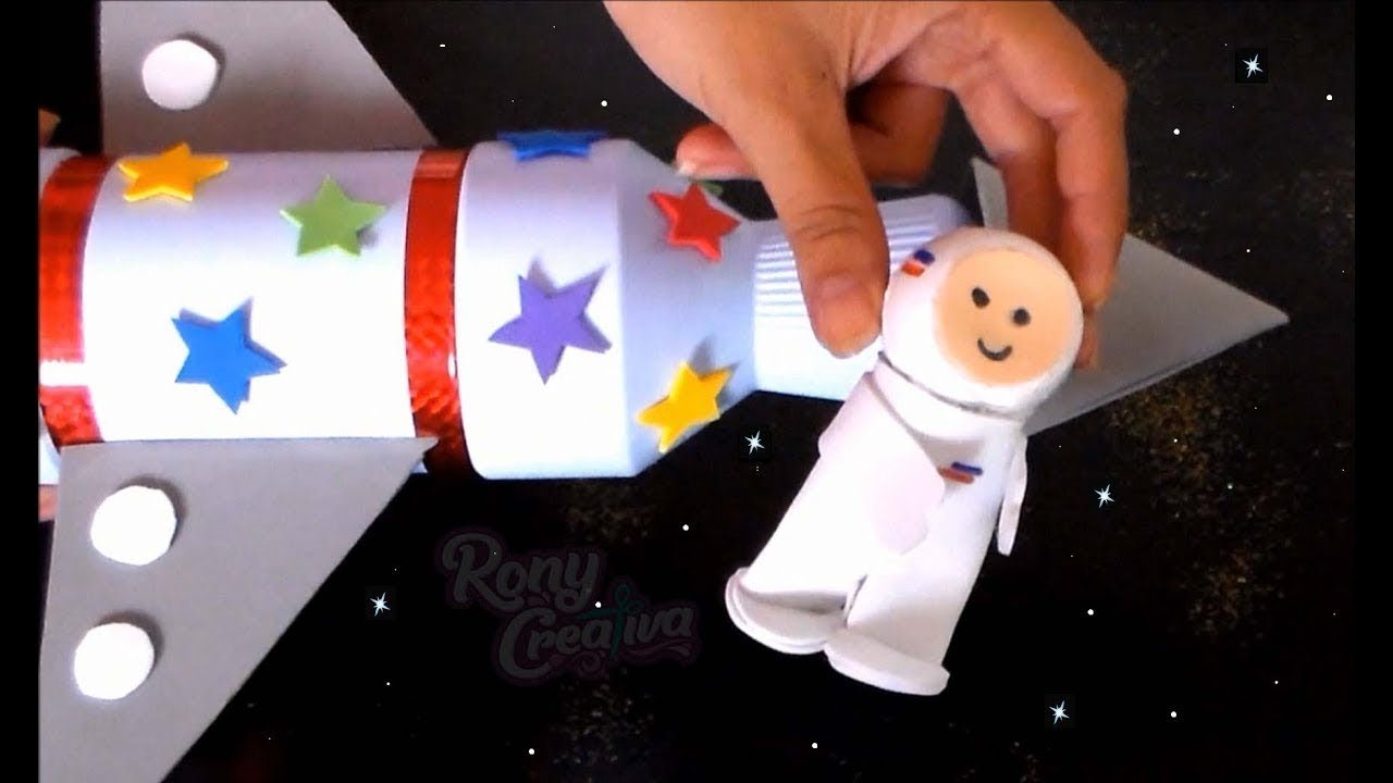 DIY Spaceman and alien make with recycled materials - YouTube