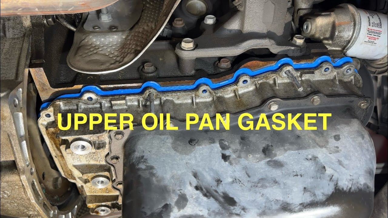 JEEP WRANGLER UPPER OIL PAN GASKET - YouTube