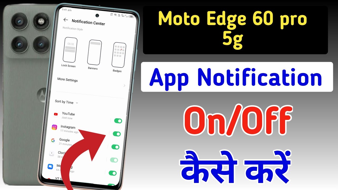 Motorola edge 60 pro 5g notification setting/Moto edge 60 pro 5g ...