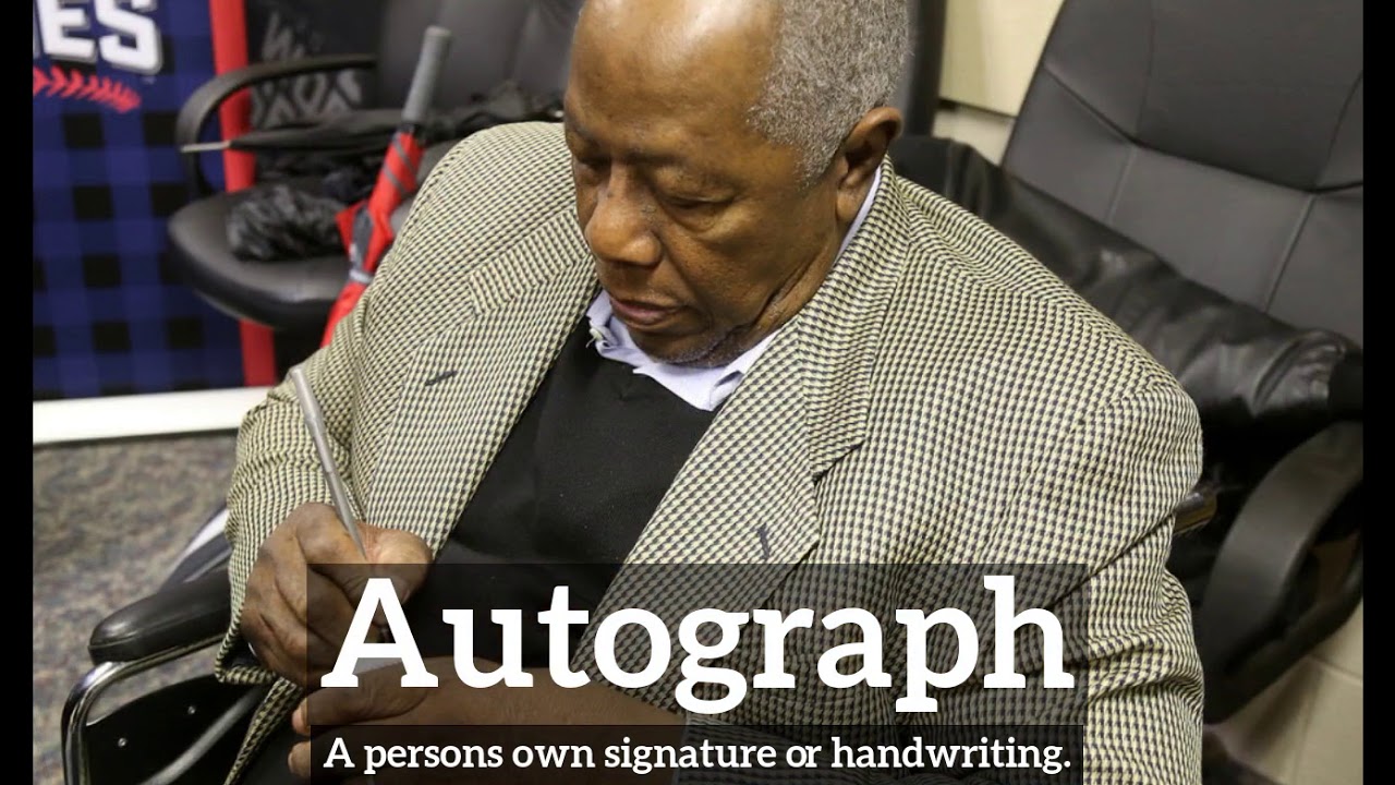 How Does Autograph Look? | How to Say Autograph in English? | What is ...