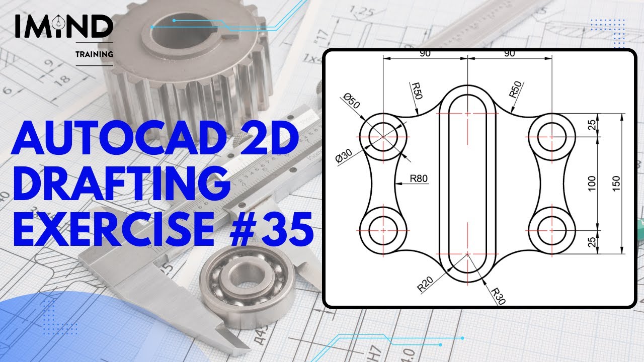 35. AutoCAD 2D Drafting Exercise #35 - YouTube