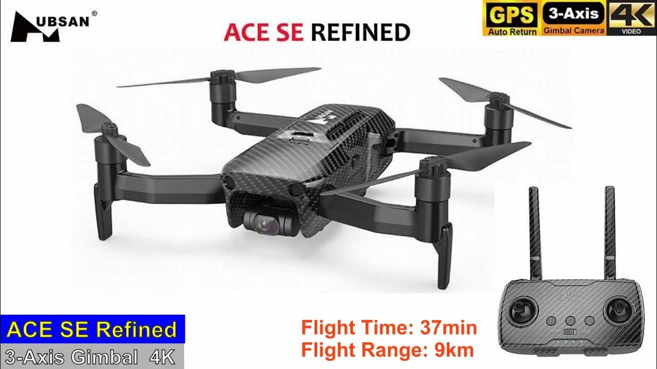 Hubsan ACE SE Refined (Blackhawk) Long Range 4K-Video Drone – Just Released ! - YouTube