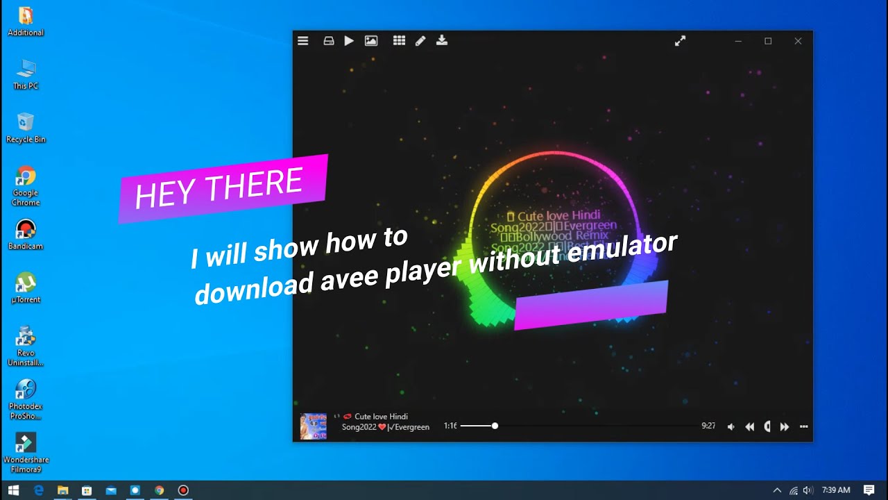 How To Install Avee Player In Computer - YouTube