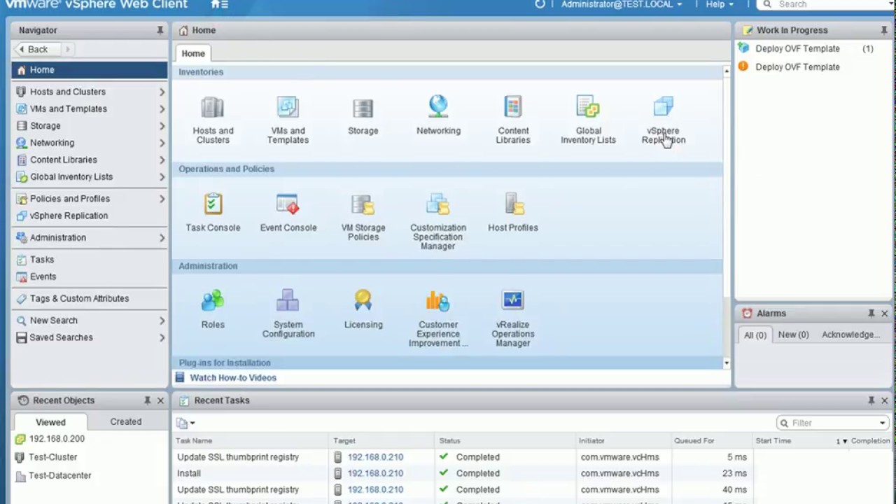 Register the vSphere Replication Appliance with vCenter Single Sign on ...