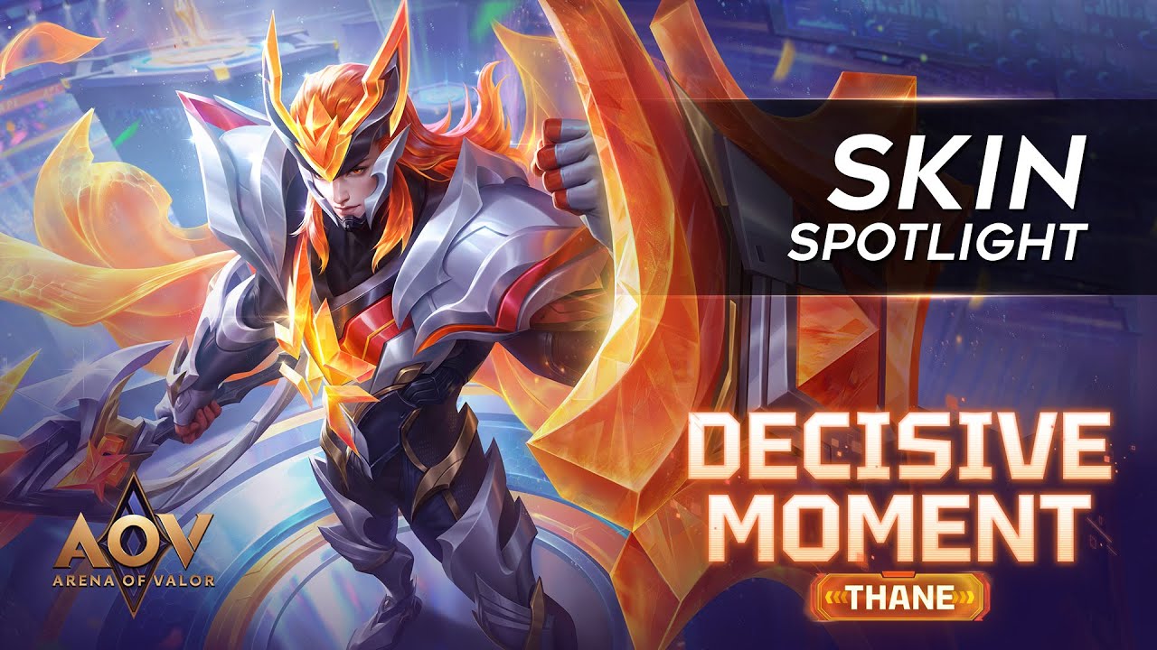 Thane Decisive Moment Skin Spotlight - Garena AOV (Arena of Valor) - YouTube