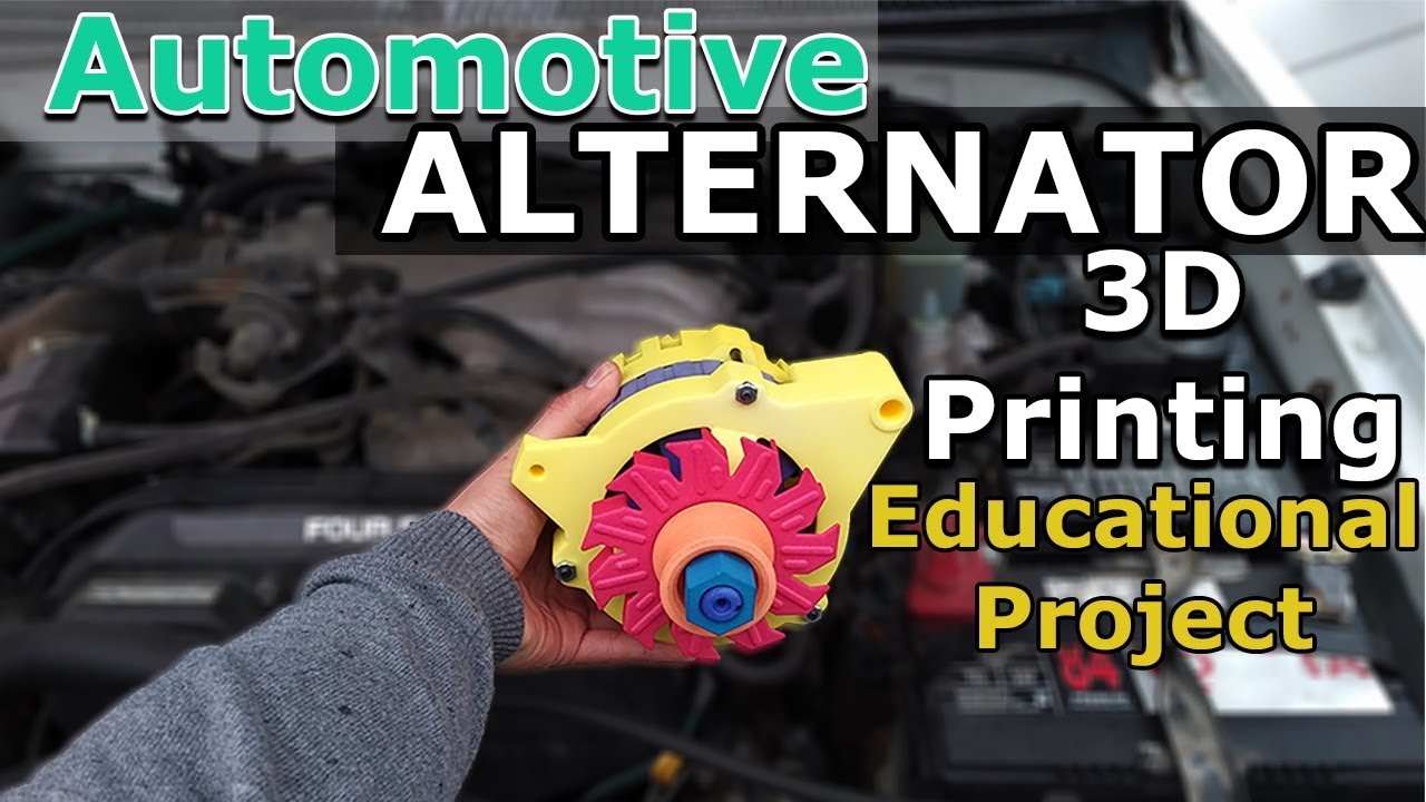 3D Printed Alternator - Educational Project - YouTube