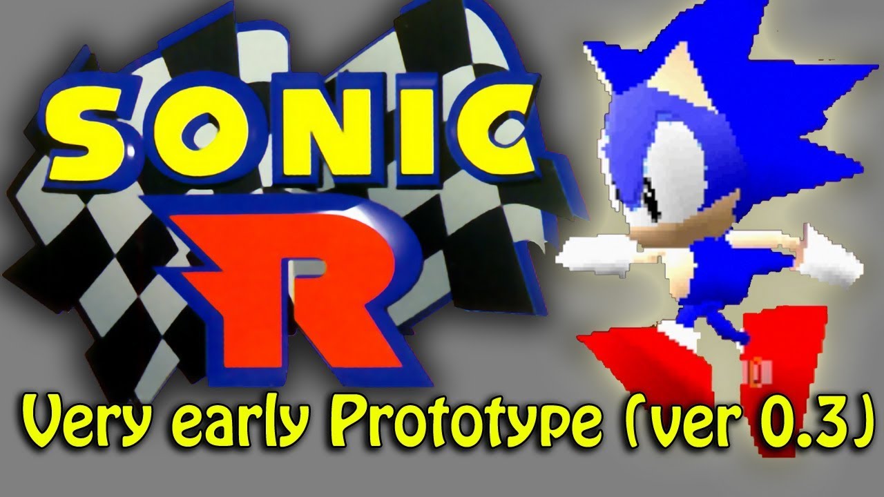 SONIC R - very early ver 0.3 prototype - YouTube