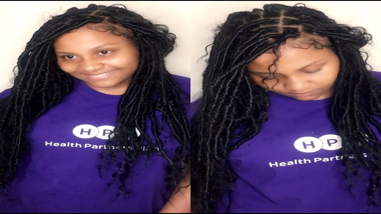 Goddess Locs Tutorial - YouTube