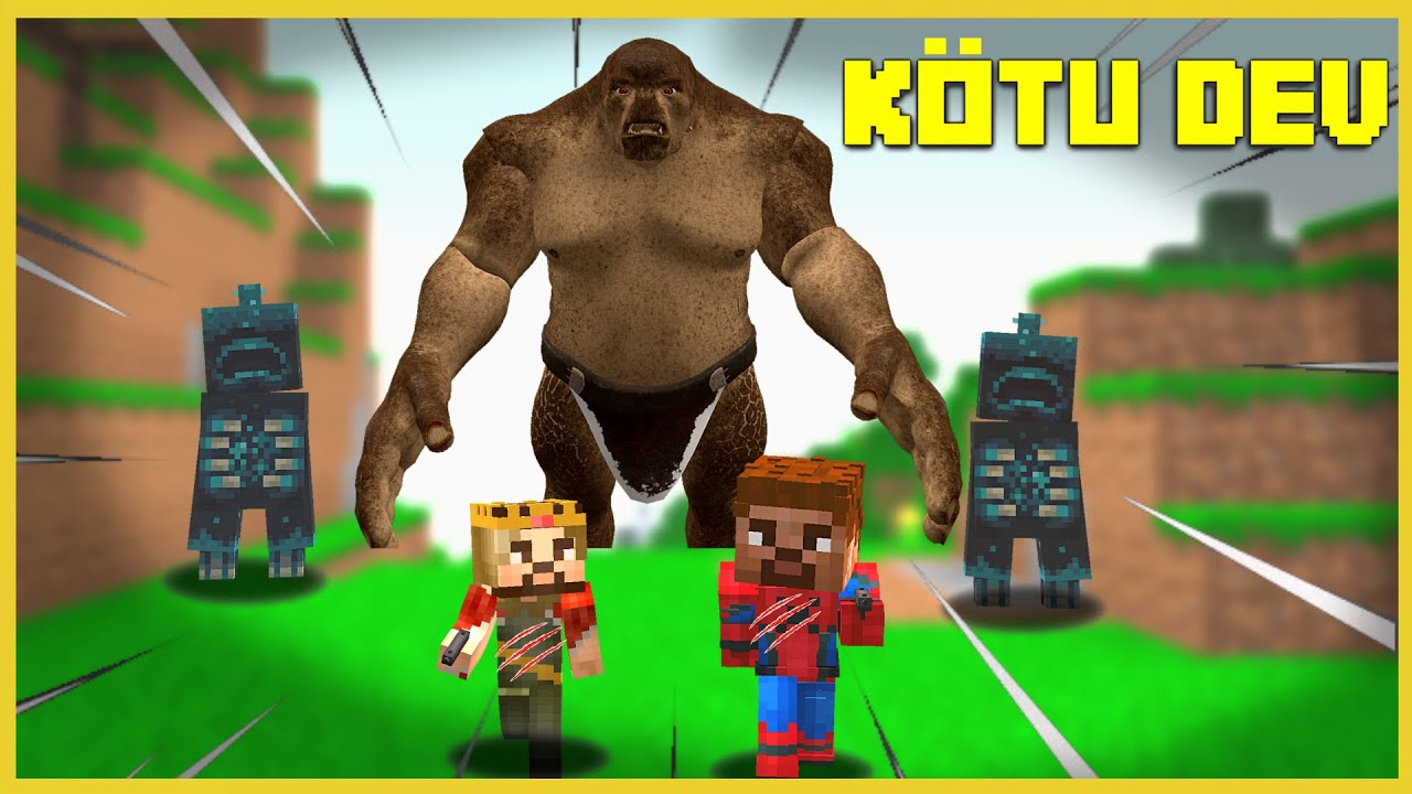 KORKUNÇ DEV ARDA İLE RÜZGARI KAÇIRDI !! 😱😱 -minecraft - YouTube