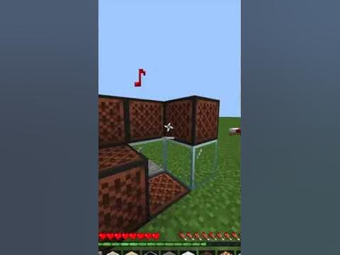 Minecraft with drums (playing with noteblocks #minecraft #noteblock #1 ...