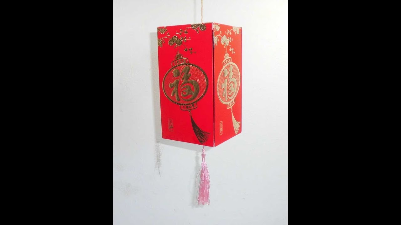 Mini Lantern From Ang Pao Paper - YouTube