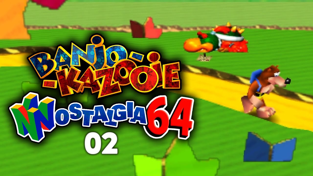 Banjo Kazooie NOSTALGIA 64 #02 🐻 Yoshis Story & Whomps Fortress! - YouTube