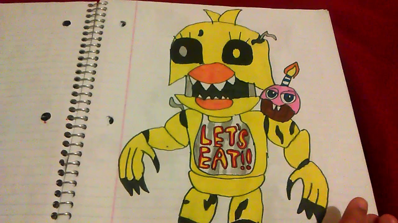 All of my fnaf world drawings - YouTube