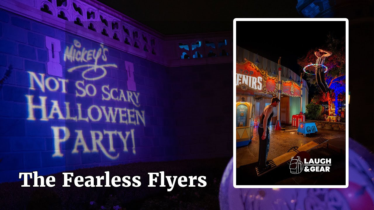 The Fearless Flyers at Mickey’s Not-So-Scary Halloween Party 🎪 | Live ...