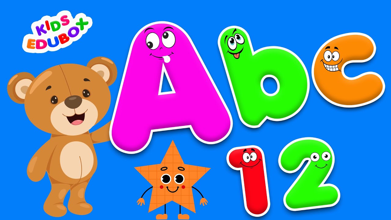 ABC, 123 & Shapes Learning Videos For Preschool | ABC And One Two Three ...