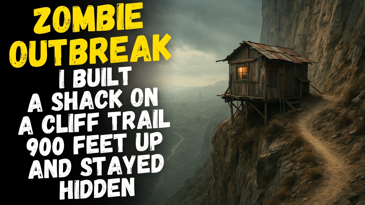 ZOMBIE OUTBREAK: I Built a Shack on a Cliff Trail 900 Feet Up and ...