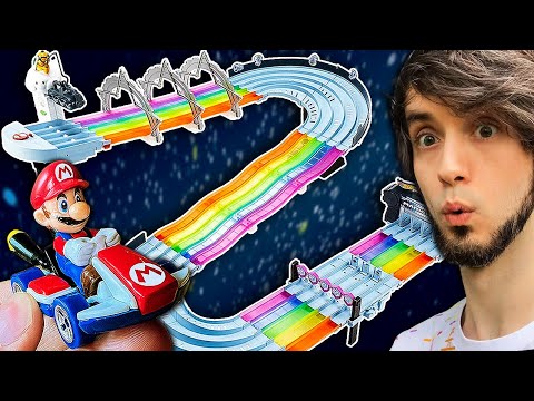 Dieses Mario Kart Rainbow Road Hot Wheels Spielzeug ist RIESIG!