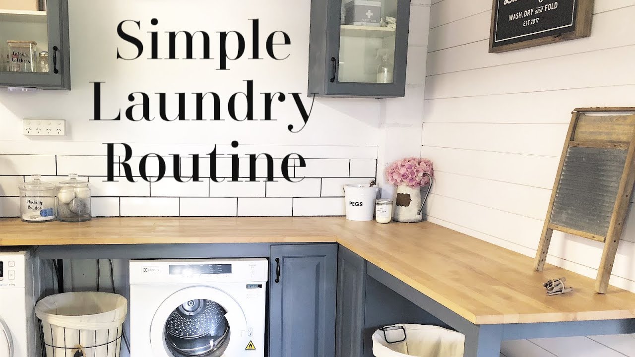 LAUNDRY ROUTINE 2019 - SIMPLE DAILY LAUNDRY ROUTINE COLLAB REBECCA ...