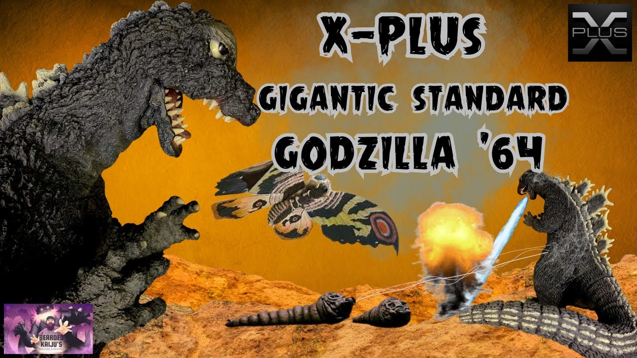 X-plus Gigantic standard Godzilla 1964 - YouTube