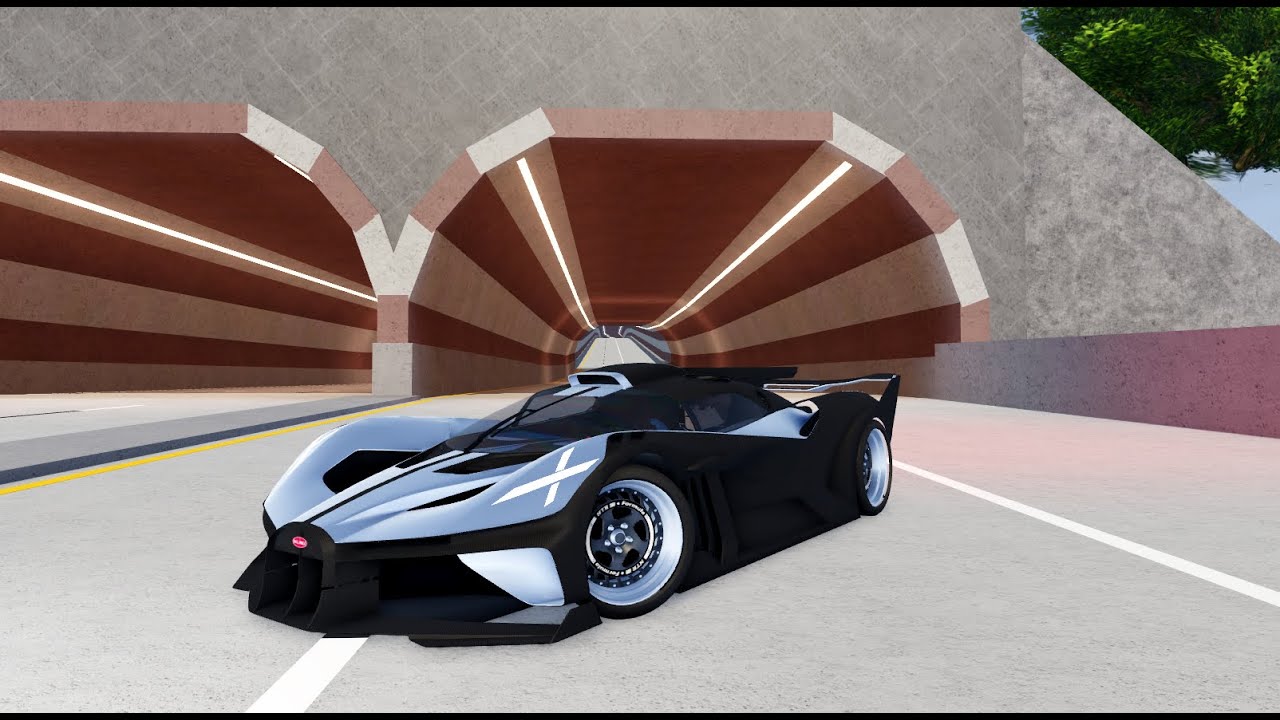 Bugatti Bolide sound inside tunnel - Driving Empire - YouTube