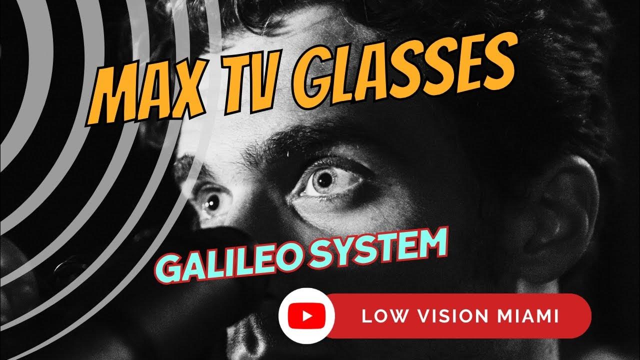 Max TV Glasses Distance Viewing- Low Vision Miami - YouTube