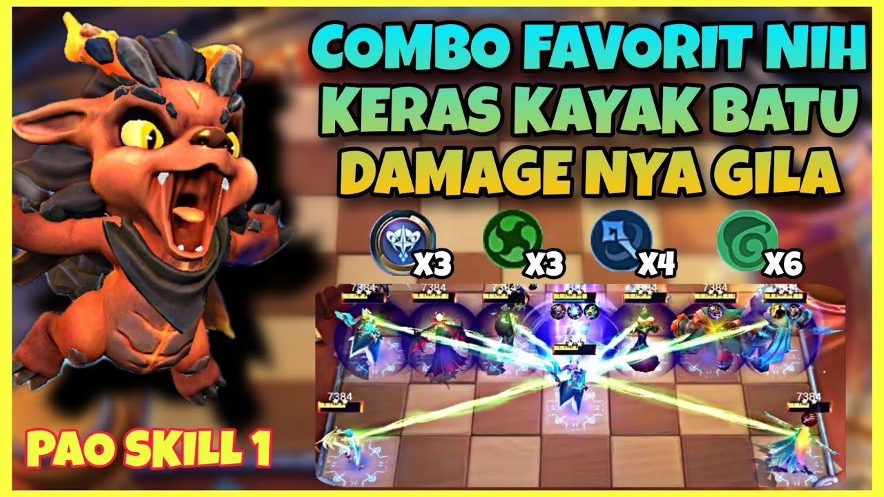 TIPS MAIN PAO SKILL 1 COMBO NATURE SPIRIT FULL DEFENSE || COMBO MAGIC ...