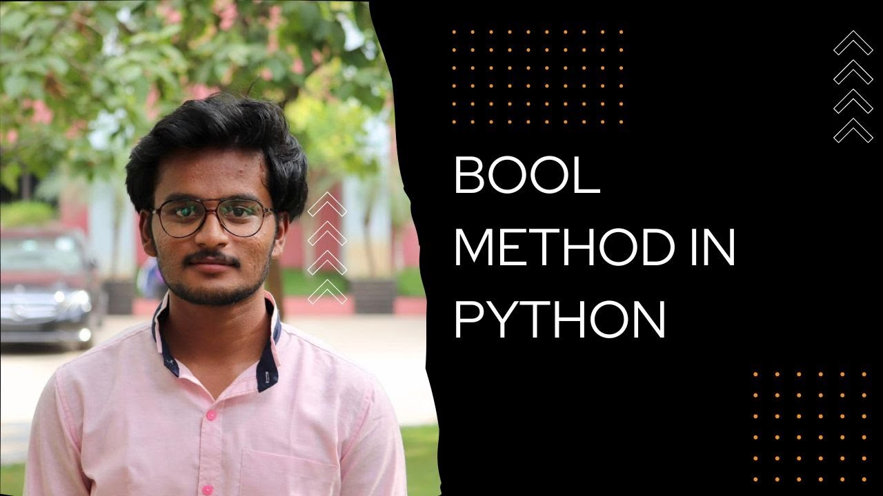 bool method in python/ Rishi Kalyan - YouTube