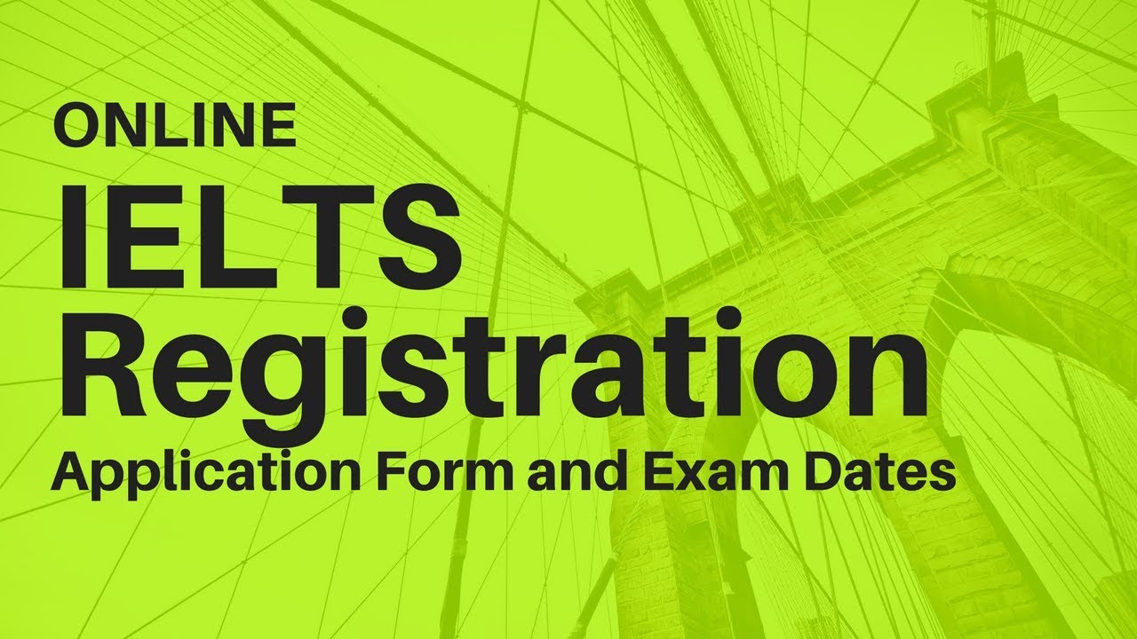 IELTS Exam Registration Online - Application Form - YouTube