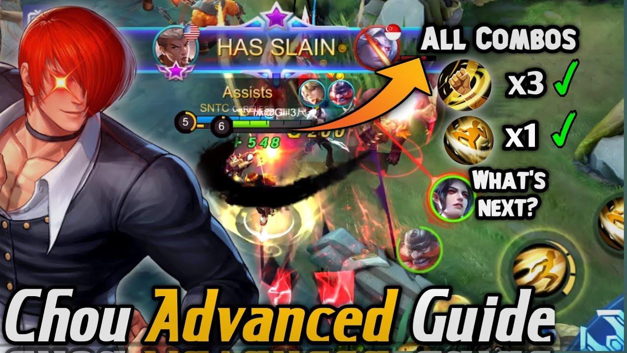 How to Use Different Type of Chou’s Combo ? | Chou Advance Guide ...
