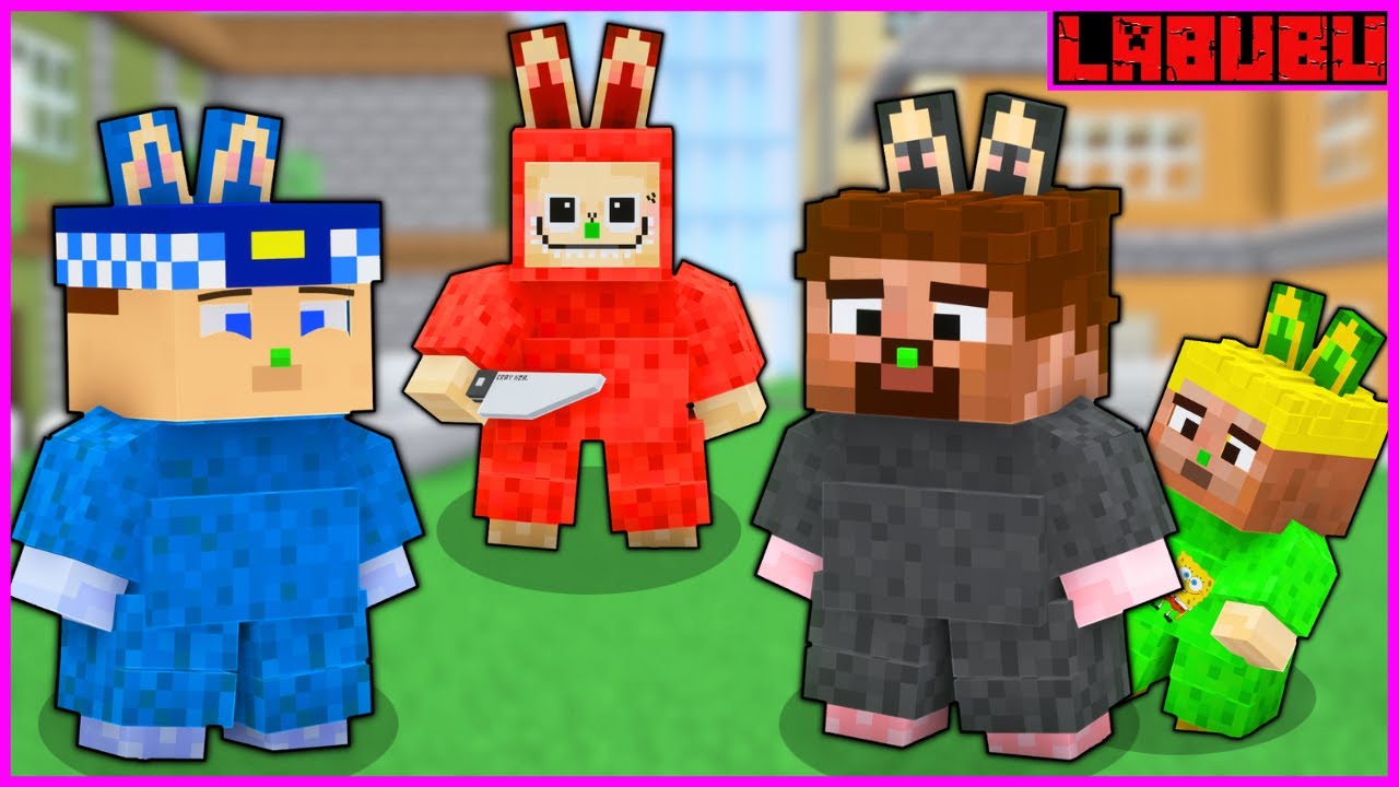 LABUBU KARAKTERLERİNE DÖNÜŞTÜK! 😱 - Minecraft - YouTube