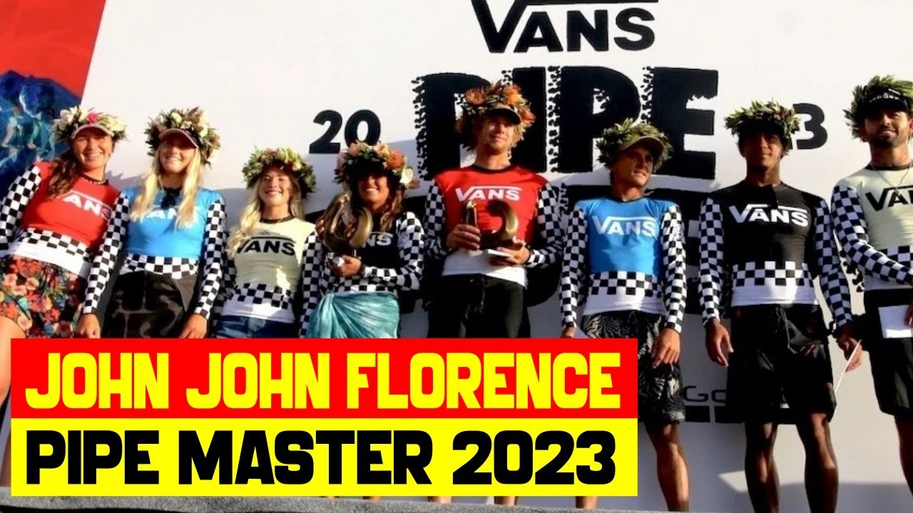 John John Florence é Pipe Master 2023 - YouTube