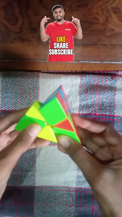 Making a unique pattern on pyraminx #cube #shorts #viral #youtube #cubing #subscribers - YouTube