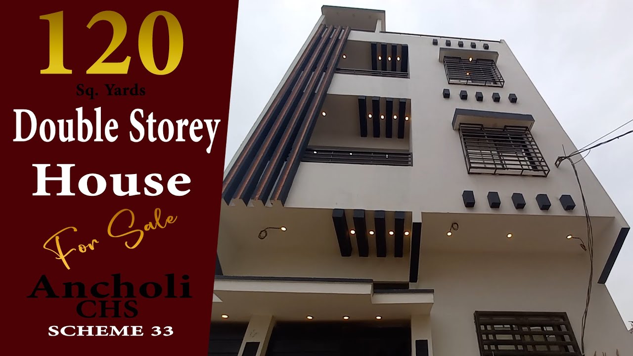 Brand New 120 Sq. Yards Ground + 2 House For SALE Ancholi Co-operative ...