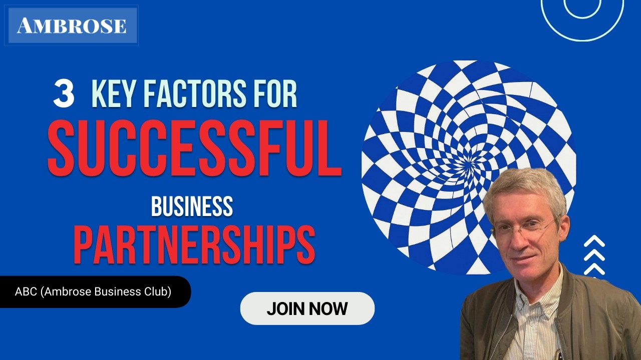 The Real Reasons why Business Partnerships Succeed or Fail. Three Key ...